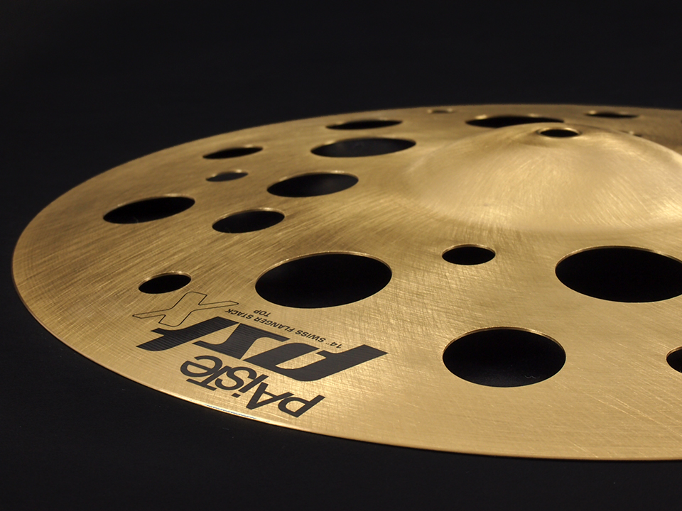 Paiste PST-X Swiss Flanger Stack 14″ Top 税込販売価格 ￥8,938- 新品 単体でも抜群のドライで ...