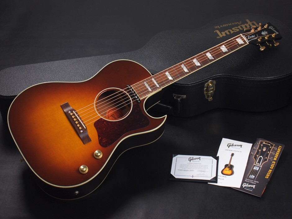 Gibson Monthly Limited Run CF-100E Collectors Editions 税込販売価格 ￥248,000- 中古 フローレンタイン・カッタウェイ&P-90 ...