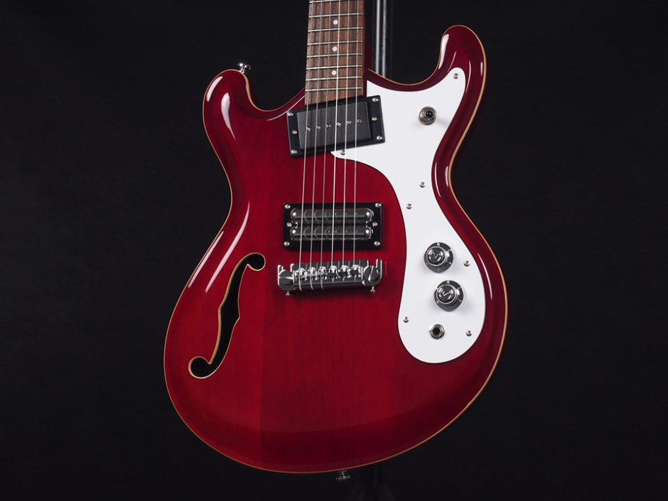 Danelectro The 66 Tranceparent Red 税込販売価格 ￥97,200- 新品 モズライトのコンボを彷彿させる ...