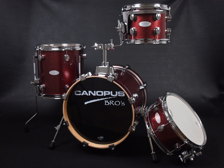 CANOPUS BRO’S KIT SK-16 税込販売価格 ￥66,000- 新品 オールバーチシェルのドラムセットがこの価格！ カフェや ...