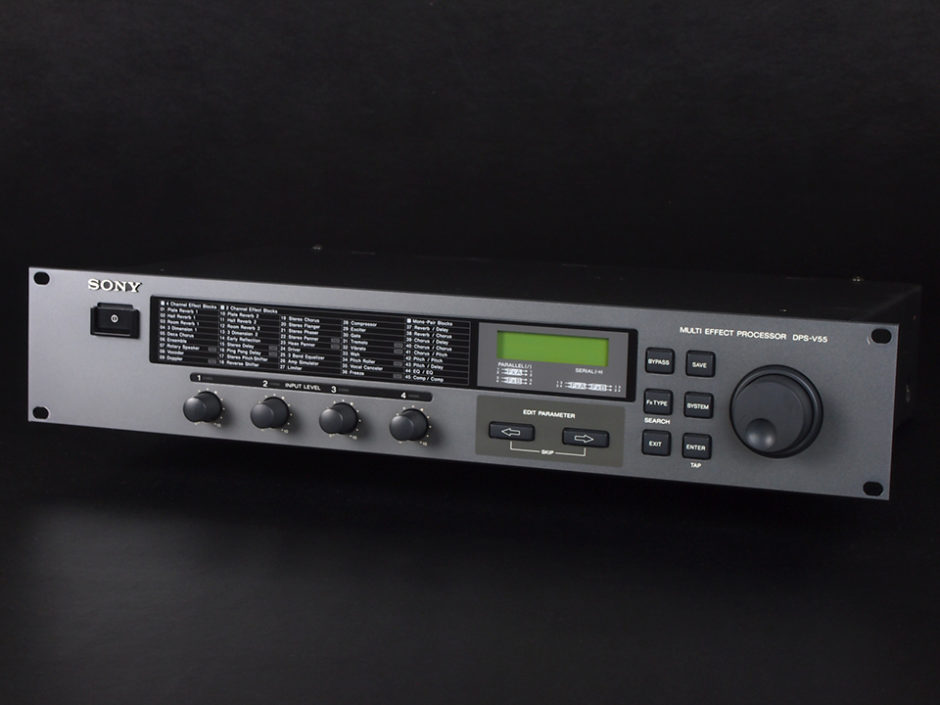 SONY DPS-V55 税込販売価格 ￥19,800- 中古 世界のソニーのマルチエフェクター、名機7シリーズの集大成的エフェクターです ...