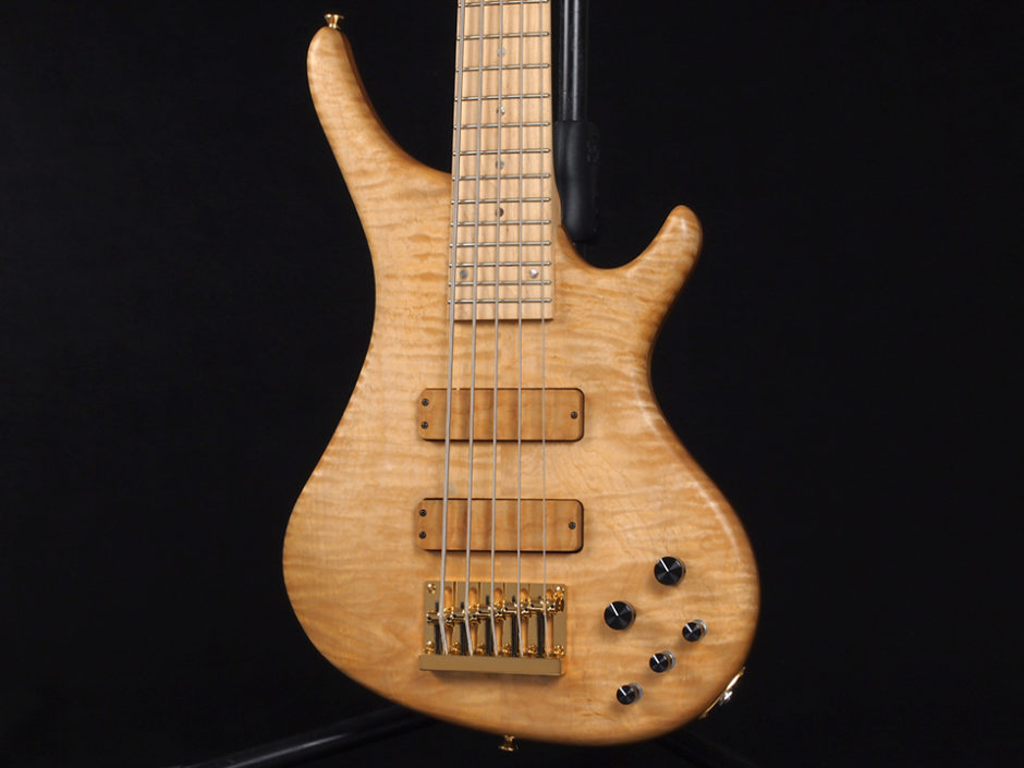 Bossa Bass OB-5 Natural 税込販売価格 ￥168,000- 中古 日本製ハイエンドベースブランド”Bossa”の5弦 ...