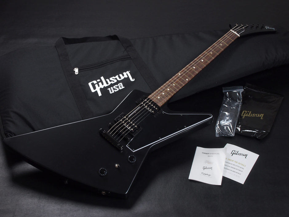 Gibson Explorer B-2 Satin Ebony 税込販売価格 ￥139,800- 新品 ダーティフィンガーズP.U.を搭載した ...