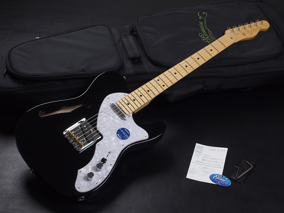 momose MTH2-STD/M BLK 税込販売価格 ￥193,600- 新品 オールハンドメイドで製作される国産ハイクオリティギター!カタログ外カラーのCoolなTLシンライン! « ...