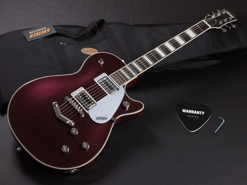 Gretsch G5220 Electromatic Jet BT Single-Cut with V-Stoptail Dark Cherry Metallic 新品 美しく深みのあるダーク ...