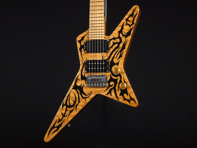 GrassRoots GR-RS-40 TRIBAL 中古 高崎晃モデル『Random Star TRIBAL』のアンプ内蔵ミニギター ...