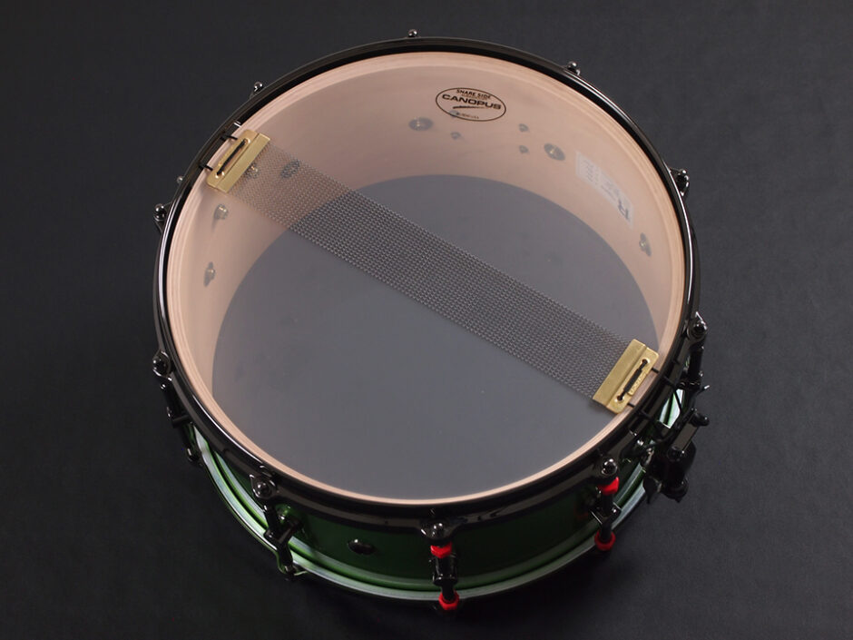 CANOPUS MTR-1465-DH Type-R 「BULLET」スネアドラム 14″×6.5” 税込販売価格 ￥72,600- 新品 カノウプスが提案するロック用ウッドスネア「Type ...