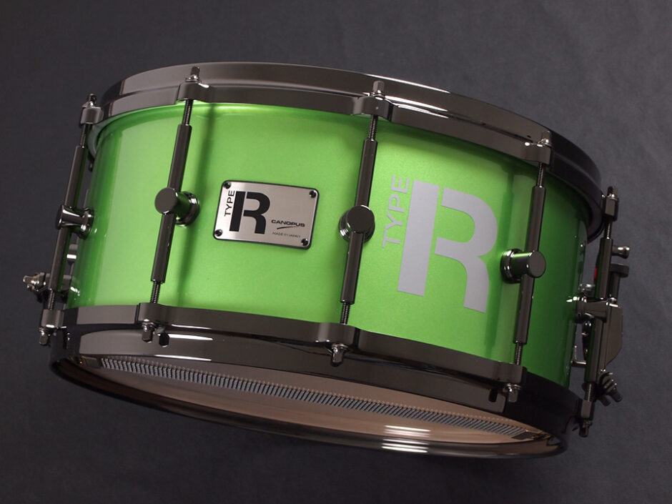 CANOPUS MTR-1465-DH Type-R 「BULLET」スネアドラム 14″×6.5” 税込販売価格 ￥72,600- 新品 カノウプスが提案するロック用ウッドスネア「Type ...