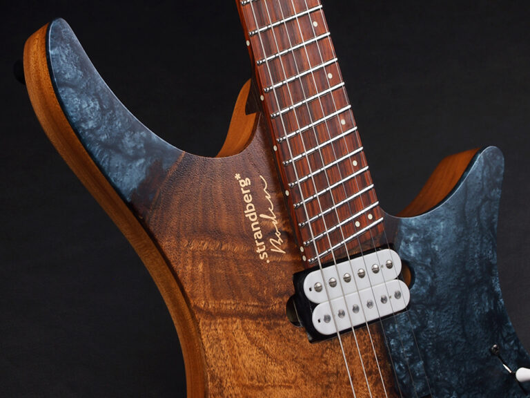 strandberg Master Artist Series #5 Boden J6 Koa RS-Dark Navy Blue ...