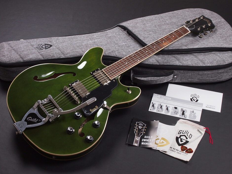 Guild Starfire I DC Emerald Green ソニックス特価 ￥104,500- 新品 ギルド特有の’60sレトロな ...
