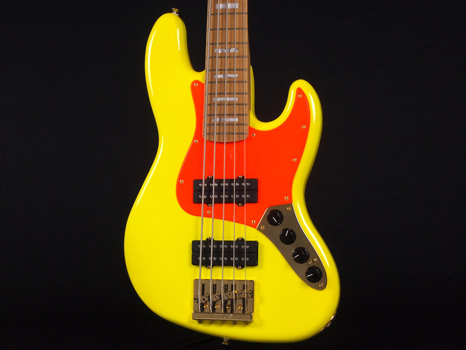 Fender MonoNeon Jazz Bass V Maple Fingerboard Neon Yellow ソニックス特価 ￥ ...