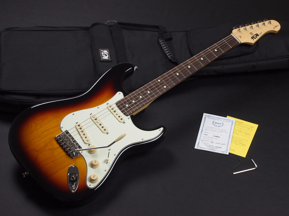 FgN NST10RAL-3TS/02 ソニックス特価 ￥90,979- 新品 フジゲンならではの高い完成度で仕上げられたトラッドなSTタイプ ...