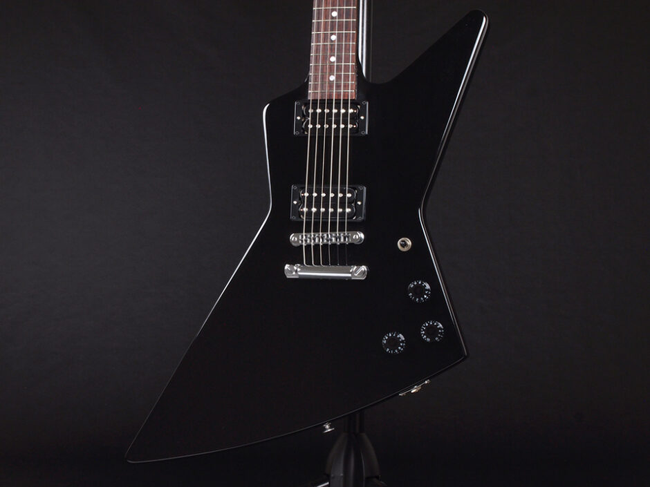 Gibson 80s Explorer ~Ebony~ 新品 80年代を彷彿とさせるシンプルでクールな佇まいが魅力エクスプローラー！ « 浜松 ...