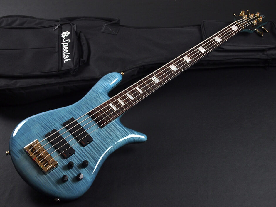 Spector EURO 5LX Premium Wood -Bahama Blue Gloss- 中古 厳選された木材を贅沢に使用した ...